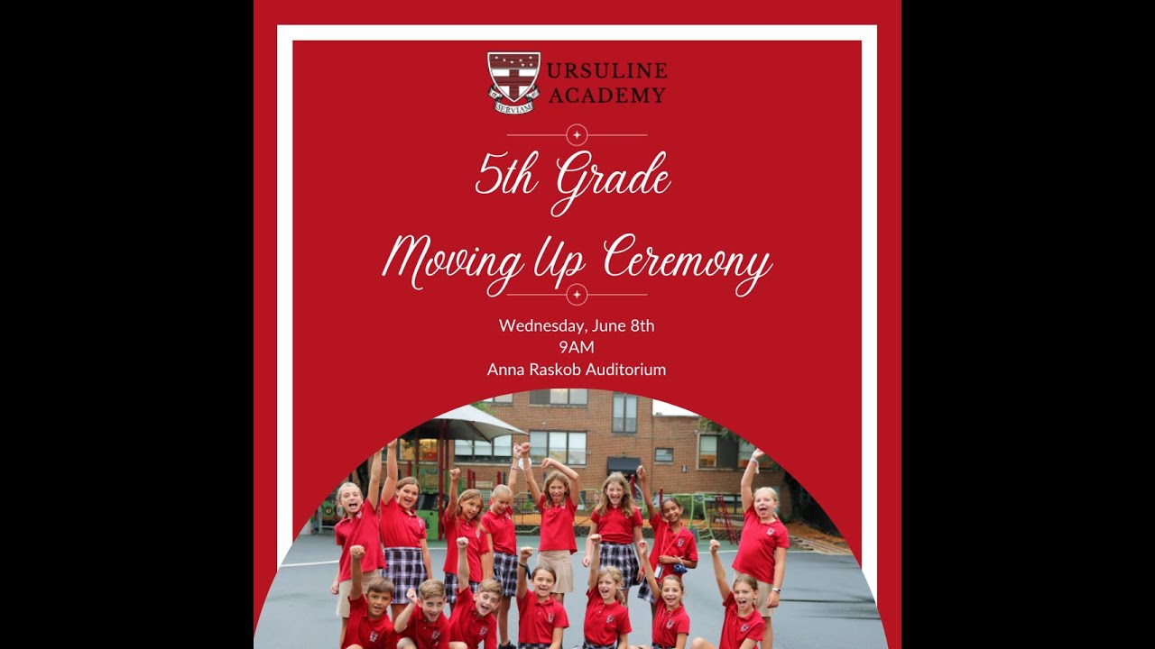5th Grade Moving Up Ceremony - YouTube