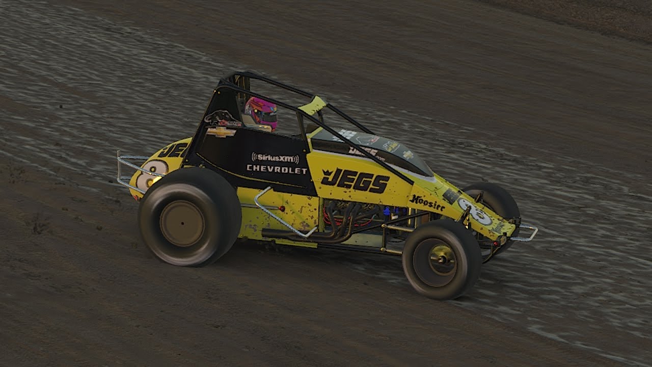 iRacing-360 Non Winged Sprint Car @ Knoxville Raceway - YouTube
