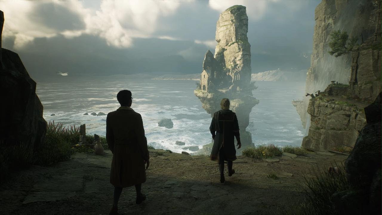 Hogwarts Legacy The Portkey Path and Astonishing Cliff Setting - YouTube