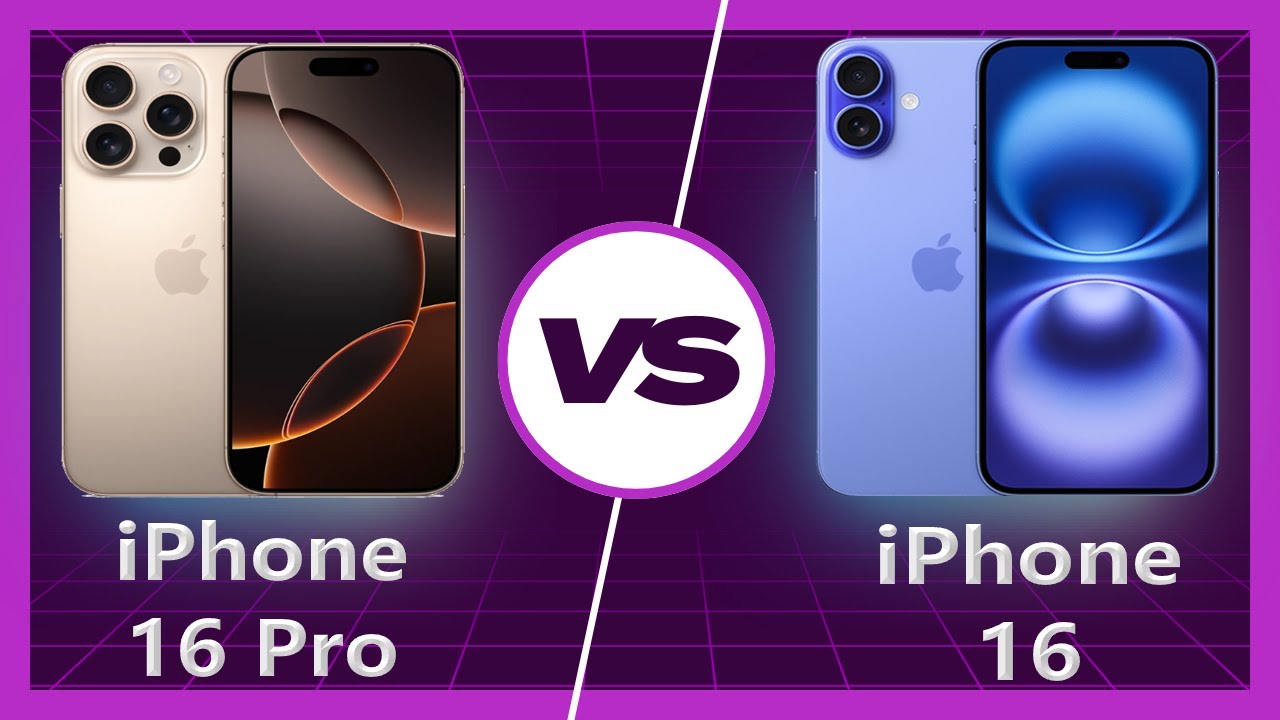Apple iPhone 16 vs iPhone 16 Pro Detailed Comparison - YouTube