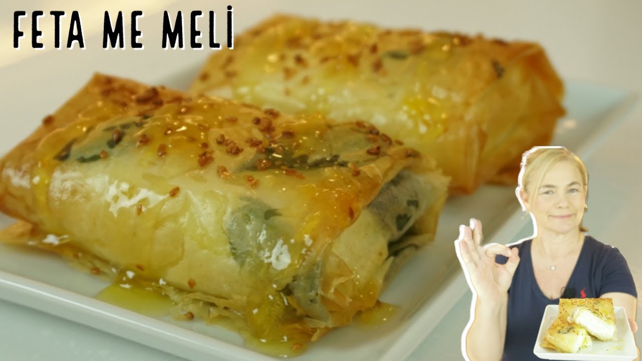 Yunanistan’dan çıtır çıtır bir lezzet “Feta Me Meli” Bambaşka bir börek ...
