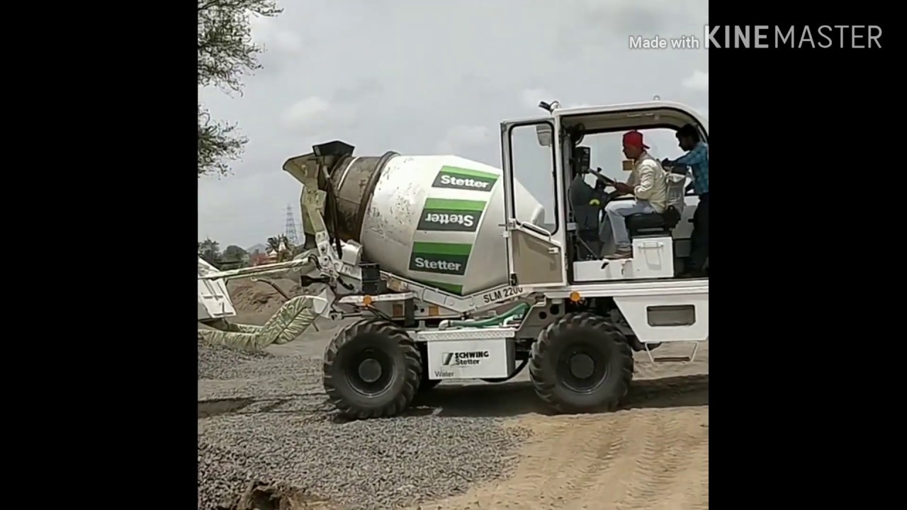 Schwing stetter || Self loading concrete Mixers || Civil Works || 2020 ...
