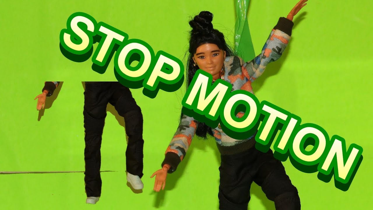 made to move custom doll~ stop motion with greenscreen board - YouTube