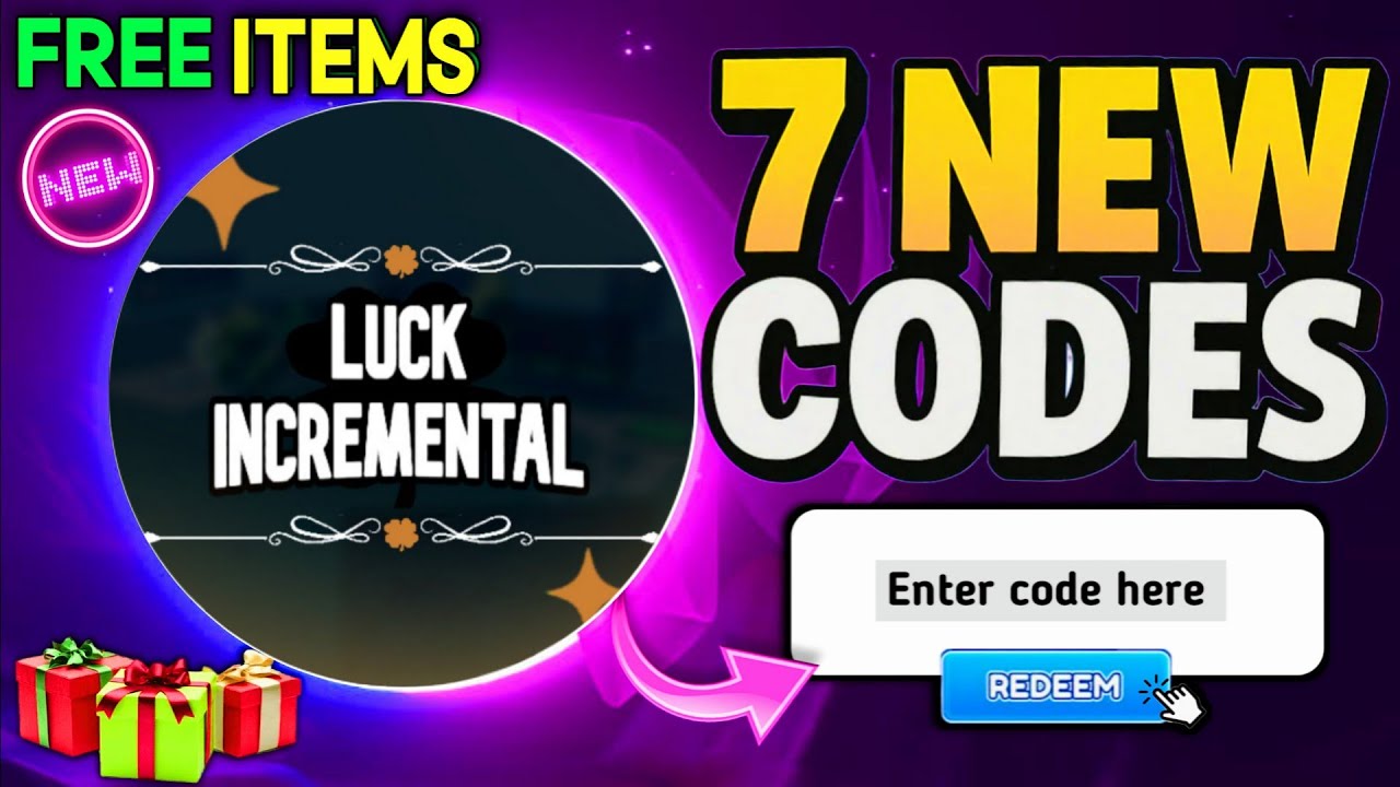 *SECRET UPDATE!* | Luck Incremental CODES 2025 (ROBLOX Luck Incremental ...