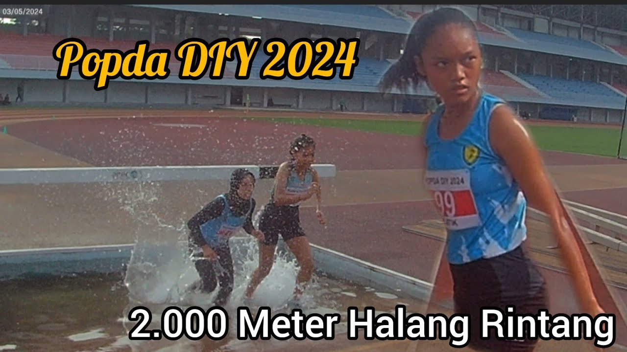 2.000 METER HALANG RINTANG PUTRI POPDA 2024 DIY | STEEPLE CHASE ...