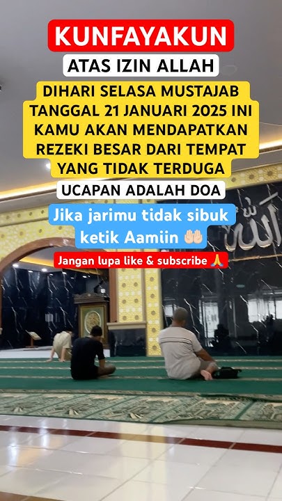 Bersyukurlah.! hari ini akan ada rezeki besar untuk mu 🤲🏻 - YouTube