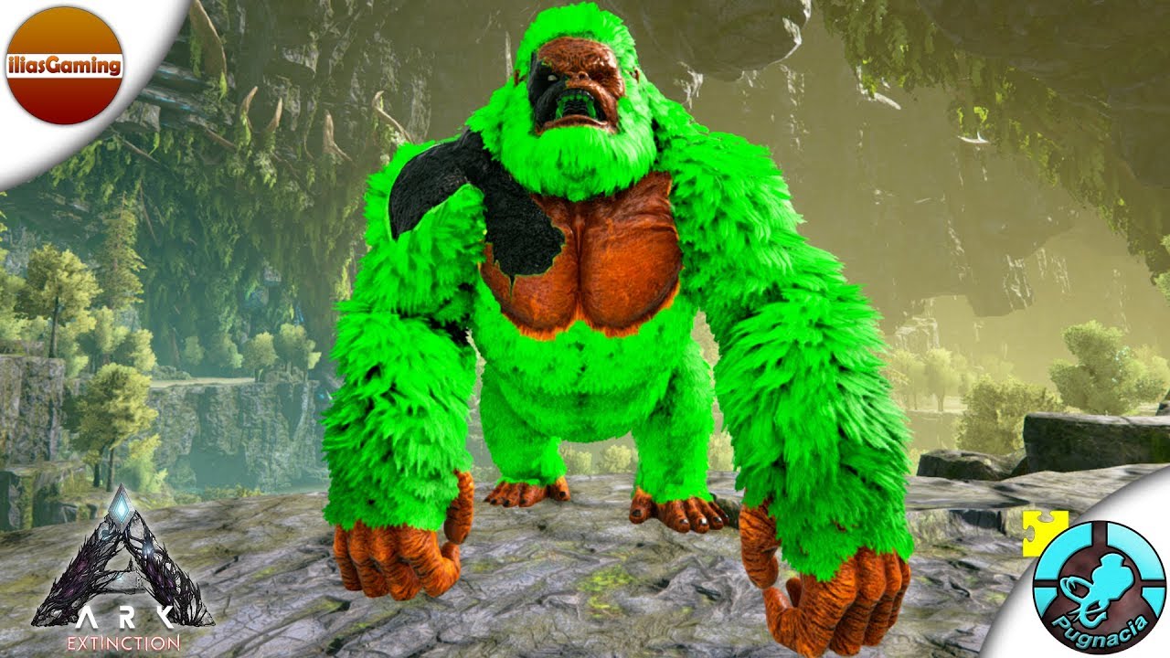 Primeval Megapithecus!!! ARK Modded Extinction E11 (Greek gameplay ...