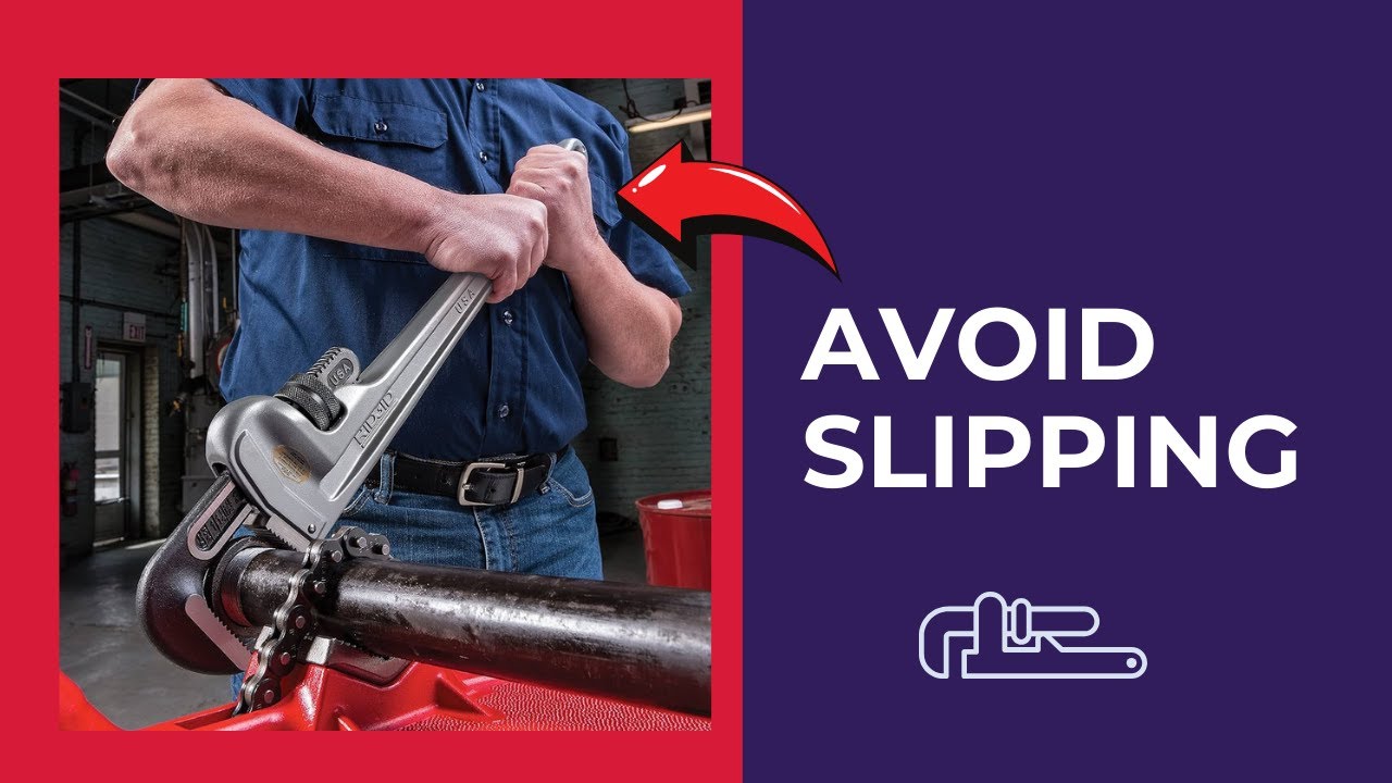 How to Avoid Slippage When Using a Pipe Wrench ⚙️ | Safety Tips for ...