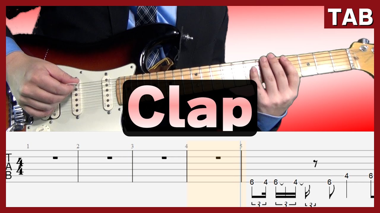 【SEVENTEEN】Clap / エレキギターTAB【中級者】 - YouTube