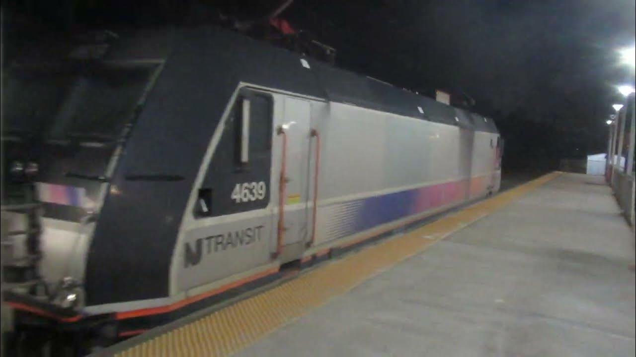 NJ Transit Train #3882 & A Late Acela Express 2173 - YouTube