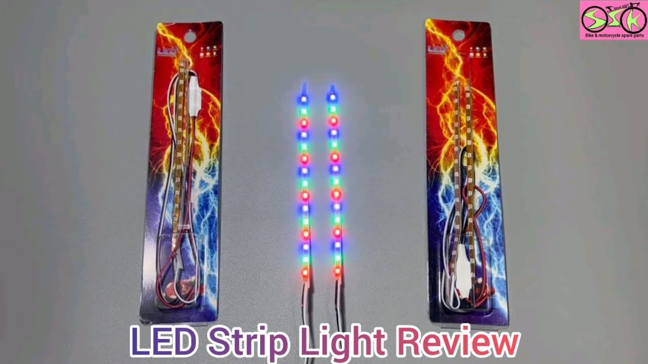 One pair six inches LED Strip Light Review - YouTube