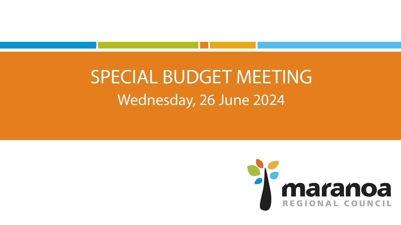 Maranoa Regional Council - Special Budget Meeting 26 June 2024 - YouTube