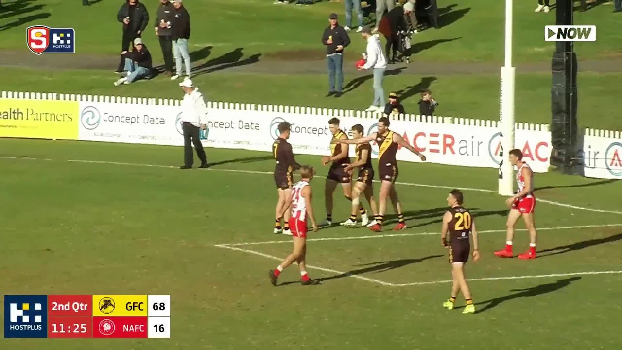Glenelg's Riley Holder soccers through great team goal - Rd 9 Hostplus ...