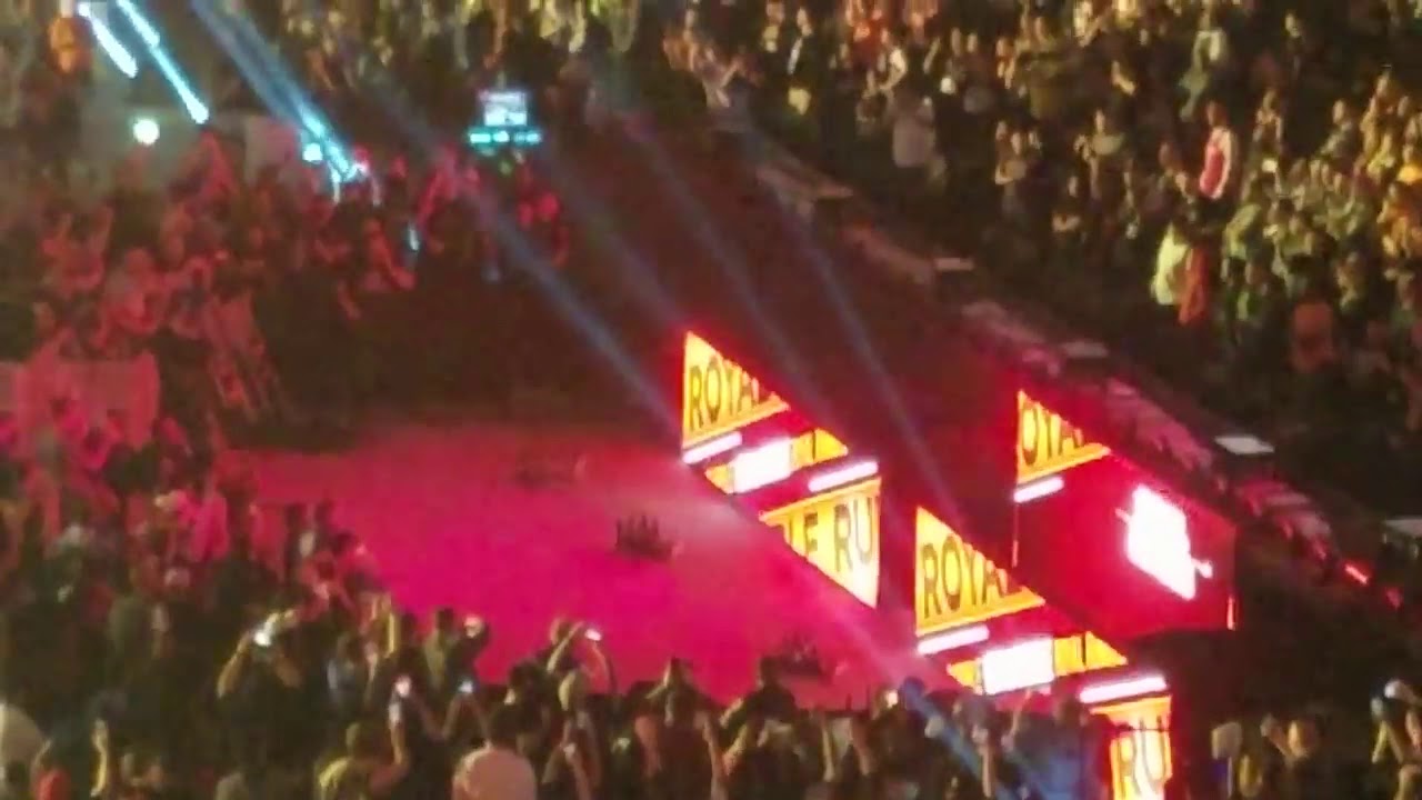 Edge entrance live l Royal Rumble 2020 l Crowd reaction - YouTube