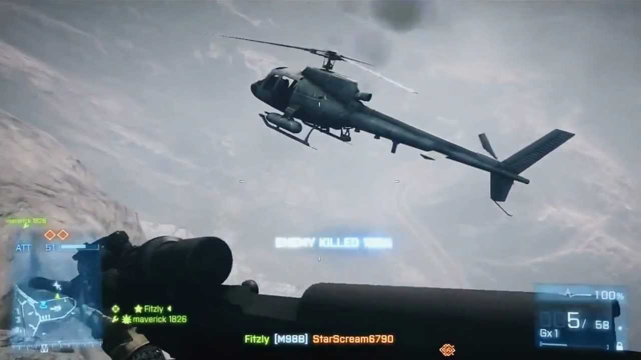 Battlefield 3 | BF3 | Incredible Mid-Air Helicopter Hijack - YouTube