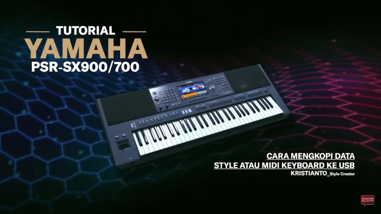 CARA MENGKOPI DATA STYLE ATAU MIDI KEYBOARD KE USB - YouTube