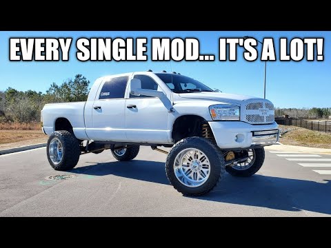 EVERY SINGLE THING DONE TO MY 3RD GEN 6.7 CUMMINS!!!!