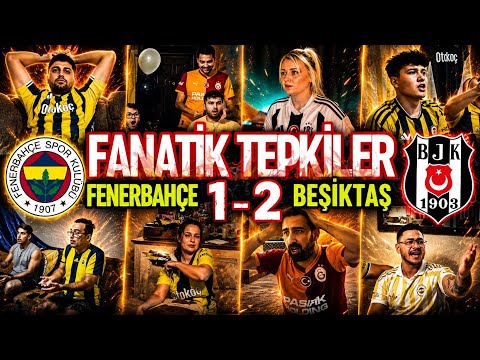 FENERDE AĞIR KIRGINLIK! TARAFTAR İSYANDA 😱 FENERBAHÇE 1-2 BEŞİKTAŞ 🔥 NEFES KESEN TARAFTAR TEPKİLERİ