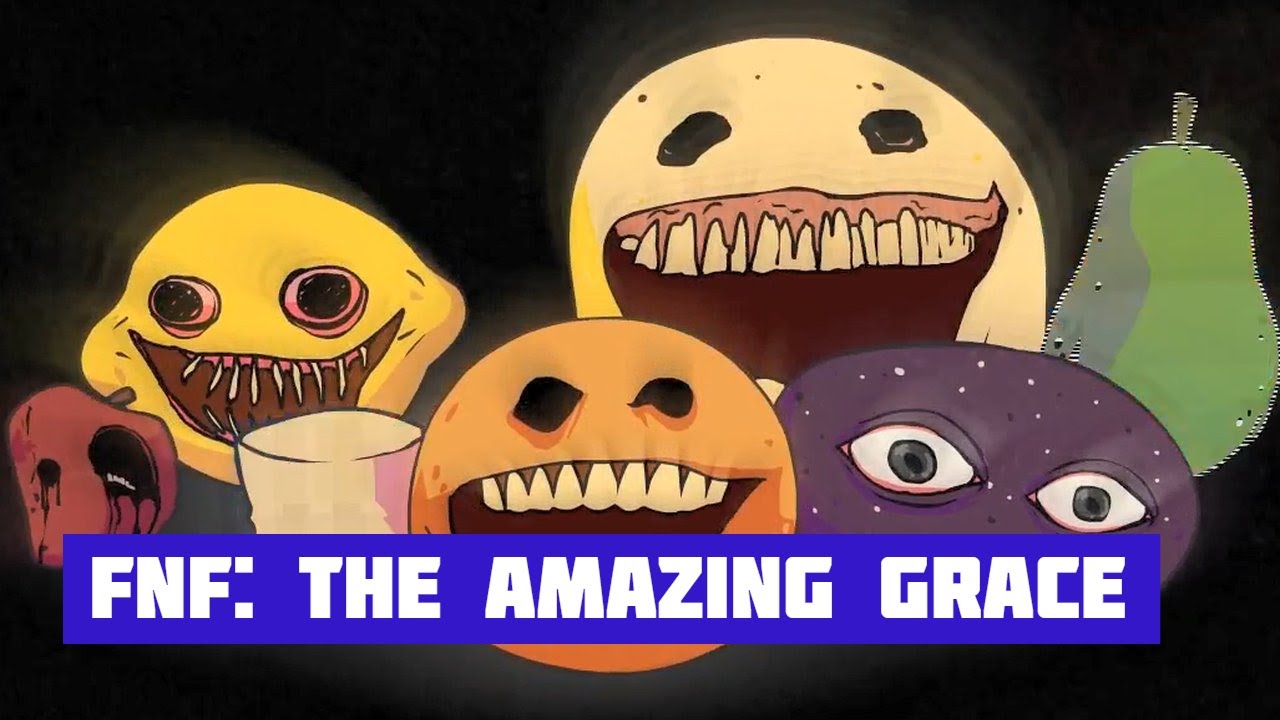 FNF VS Annoying Orange: The Amazing Grace (Rotten Smoothie) - YouTube