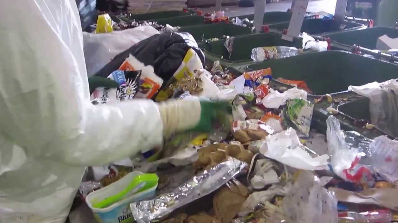 Sorteerproef restafval - YouTube