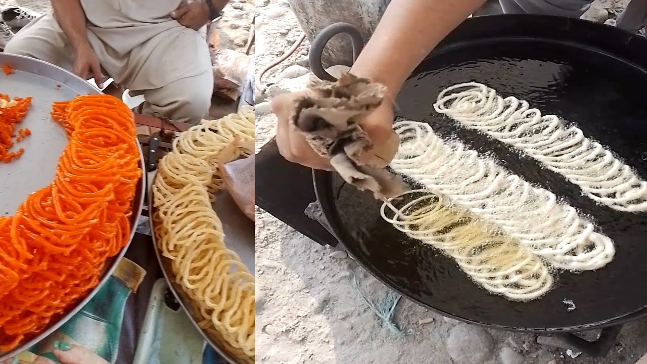 a man is making jalebi food|jalebi food recipe |sweet shop|#streetfood ...