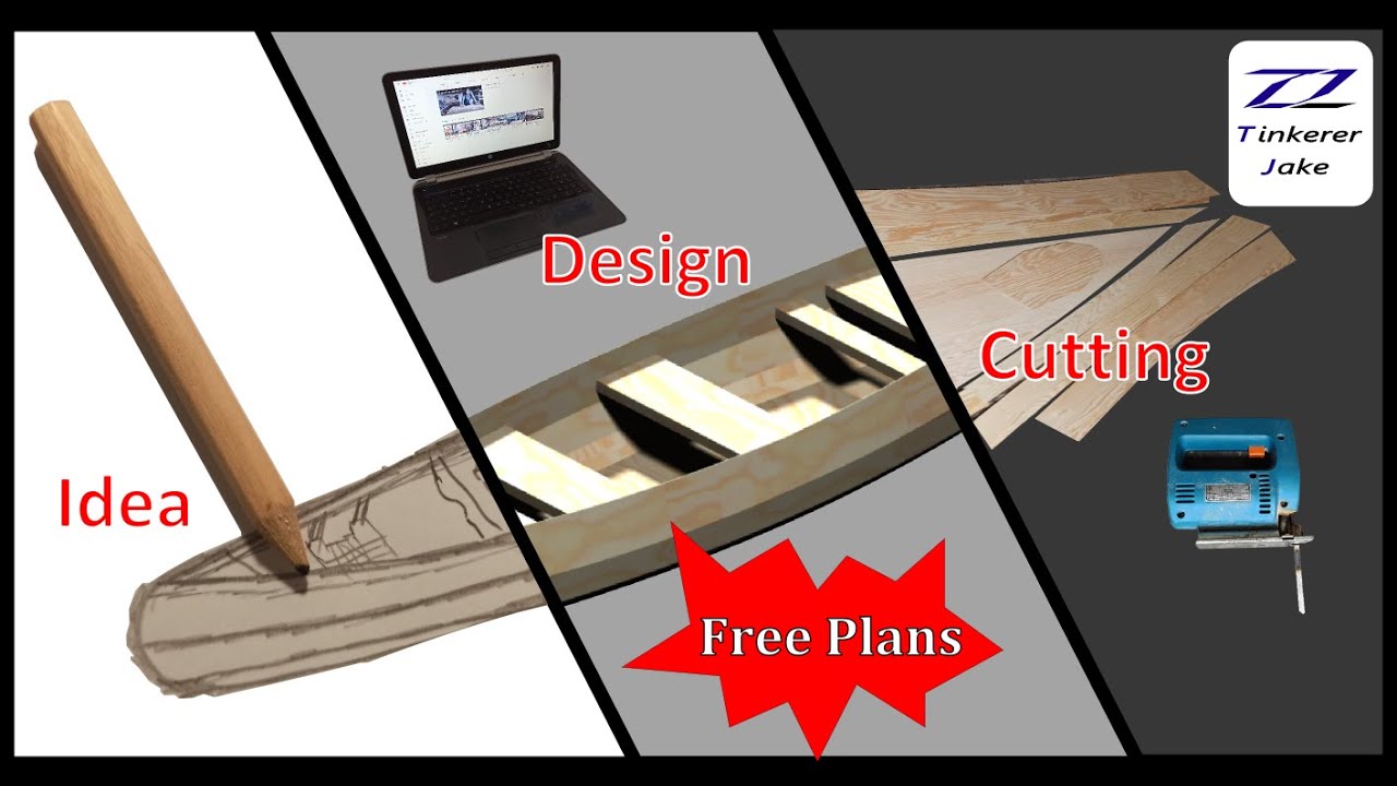 TJ-Canoe - Part 1/4 | Self-Designed Plywood Canoe (Free Plans) - YouTube