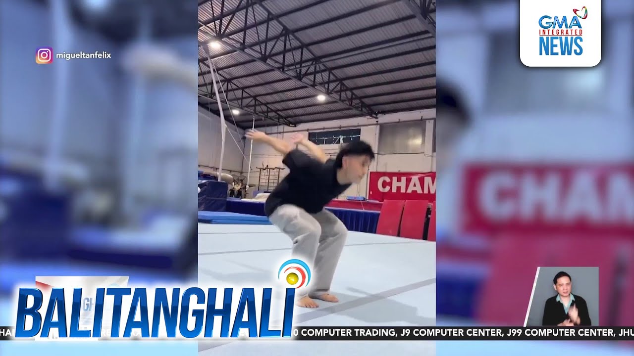 Miguel Tanfelix, nag-flex sa pag-backflip; Binigyan ni Carlos Yulo ng ...