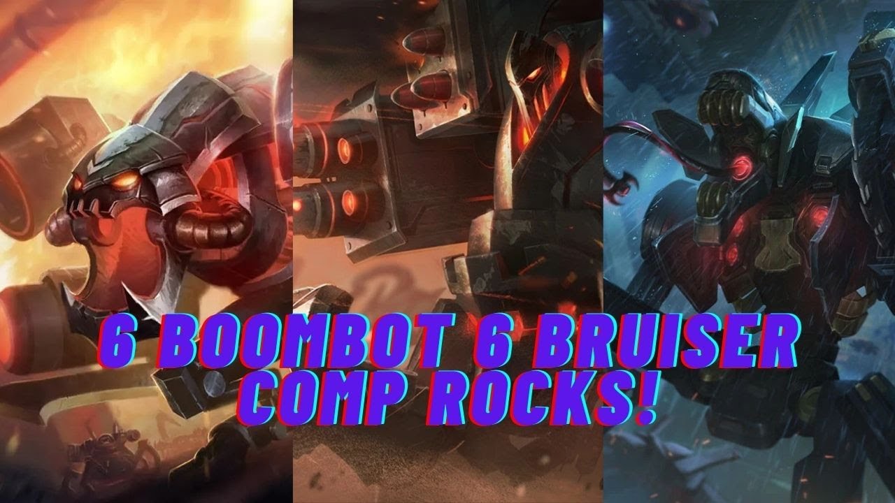 💣 6 BOOMBOT 6 BRUISER DESTRUCTION in TFT Set 14! | BRUISER FIDDLE ...