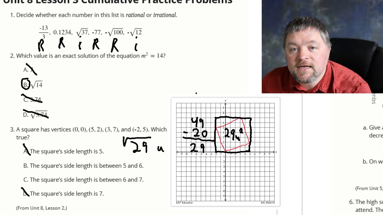 Unit 8 Lesson 3 Practice Problems - YouTube