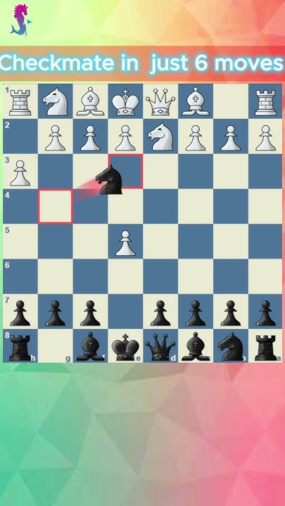 Checkmate in 6 Moves! ♜ Win Fast with This Chess Trick♟️ ⚡#chess #foryou - YouTube