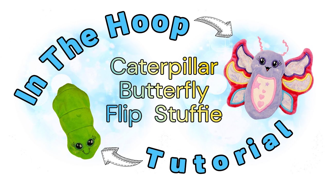 OAD Butterfly Flip Machine Embroidery Tutorial - YouTube