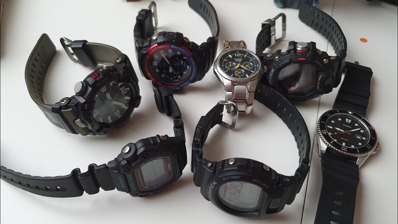 My Casio G-Shock collection - YouTube
