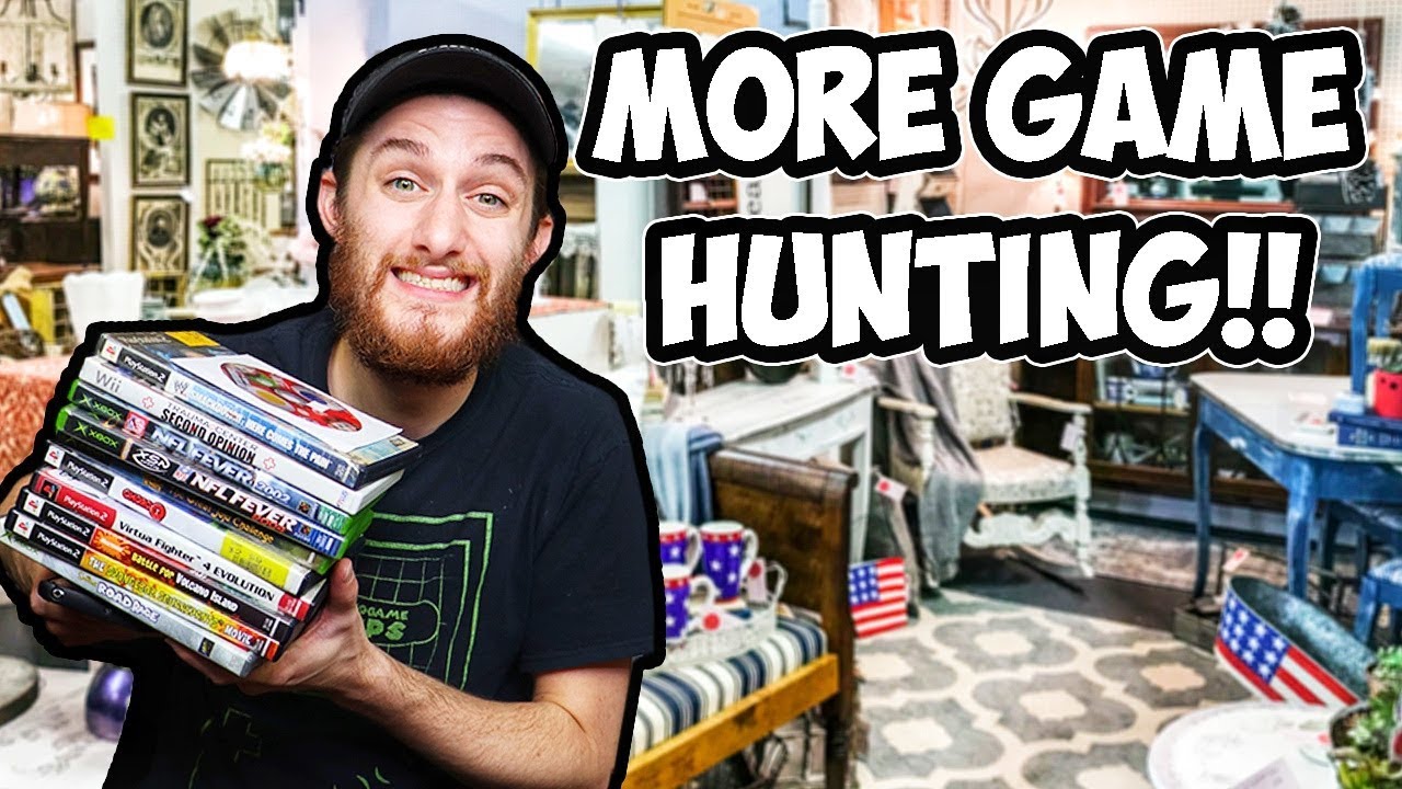 Antique Store, Pawn Shop, And Thrift Store Game Hunting!! - YouTube