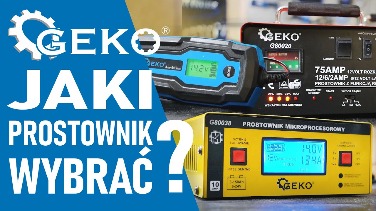 Prostowniki, rodzaje, różnice, zastosowanie. GEKO #tools #warsztat # ...
