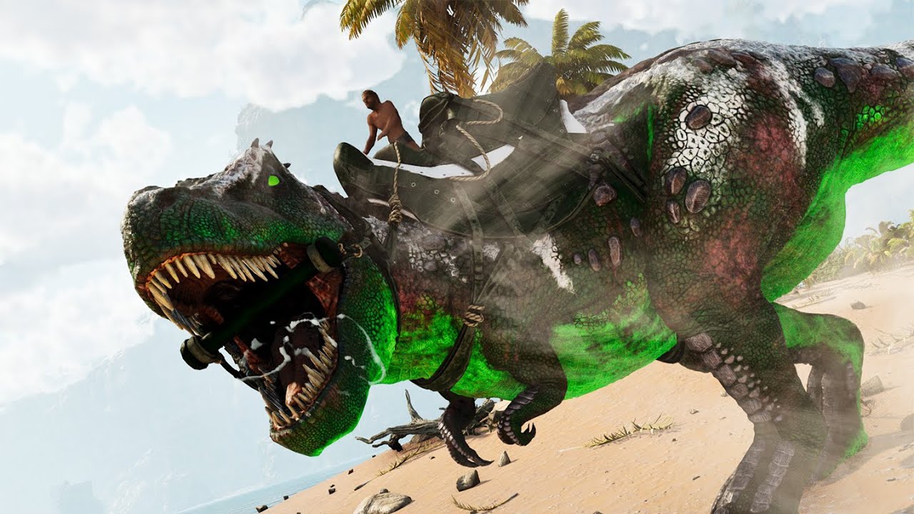 ARK ASCENDED | PRIMAL CHAOS #5 | THE BEAST REX BETA ! - YouTube