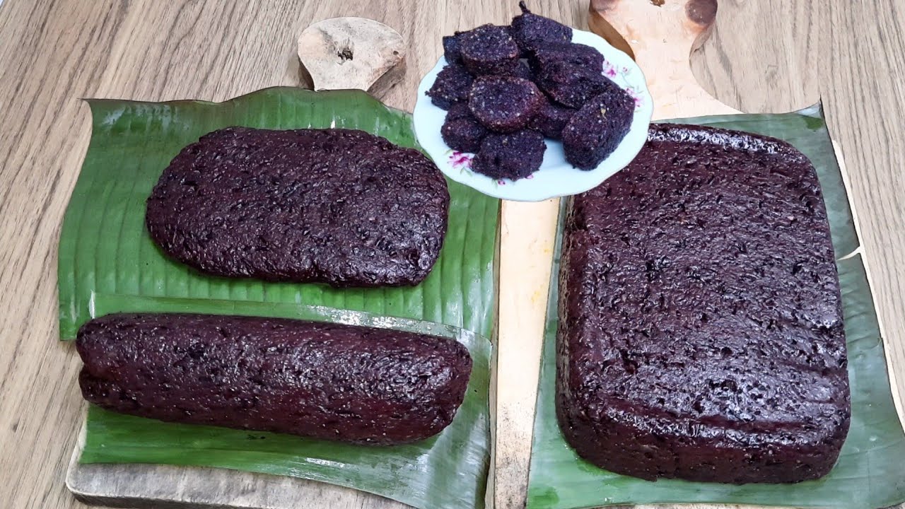 Resep ULI /JADAH/ ULEN KETAN PUTIH & HITAM,Cara Bikin Uli Ketan,ULEN KETAN JADUL, - YouTube