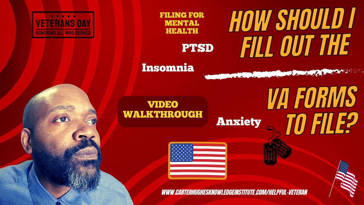 My VA Disability Claim: How to Fill out VA Forms when filing for Mental ...