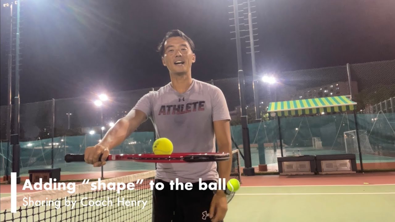(Backhand drop shot) Adding shape to your shots! 1-1 lessons by Coach ...