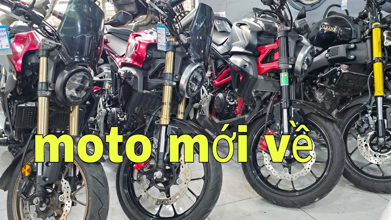 Vài moto mới về đủ loại cùng loạt xe giá mềm có góp | Mỹ motor - YouTube