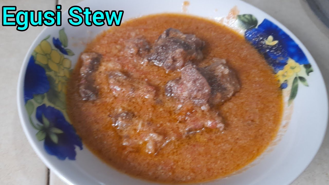 Egusi stew recipe || How to cook the simplest egusi stew || Cooking in ...