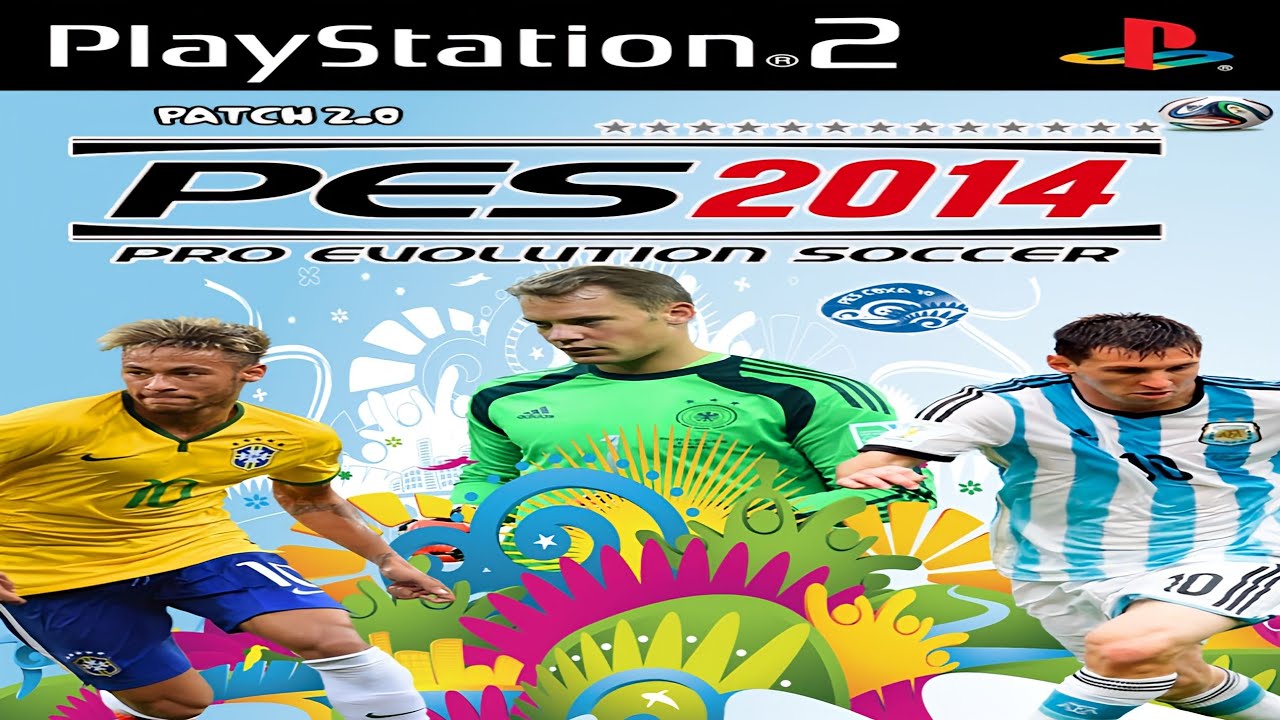 PES PS2 2014 ISO ATUALIZADO COPA DO MUNDO DOWNLOAD - YouTube