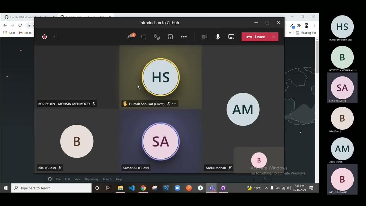 Introduction to GitHub | Getting Started with GitHub | GDSC NUML - YouTube