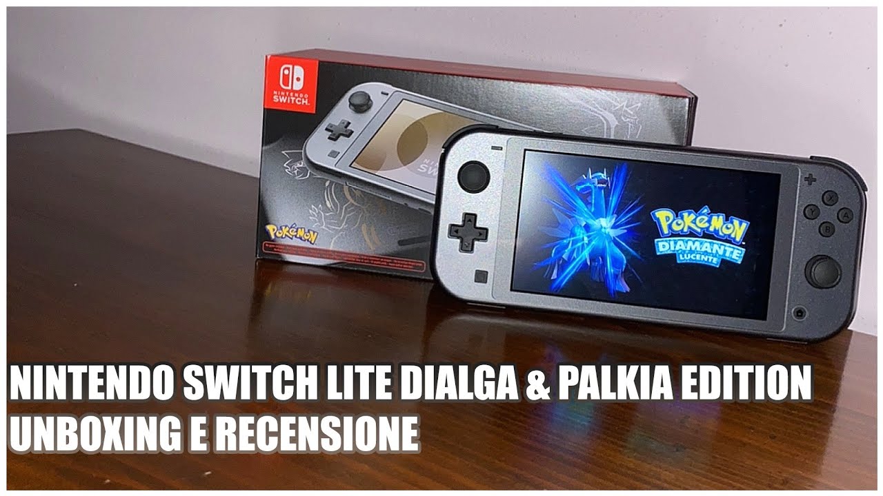 NINTENDO SWITCH LITE DIALGA & PALKIA EDITION: UNBOXING e RECENSIONE ...