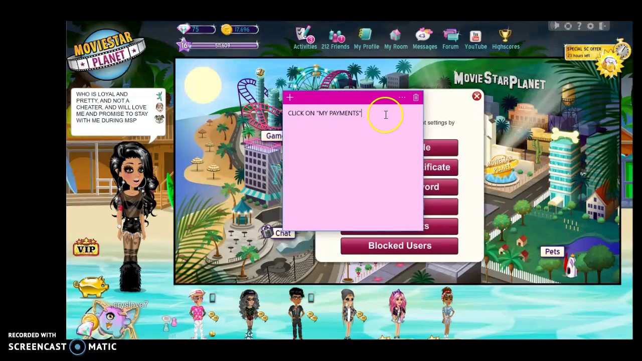EXPIRED VIP HACK TO RENEW (cryslove7 msp) - YouTube