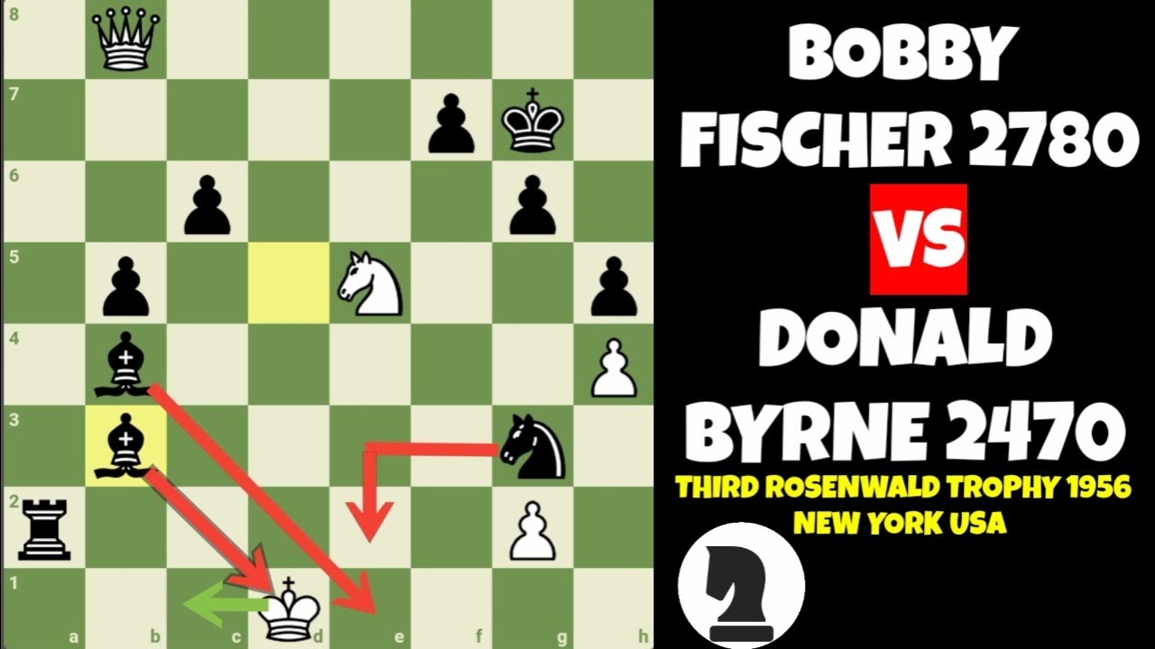 Donald Byrne vs Bobby Fischer | Third Rosenwald Trophy (1956) New York ...