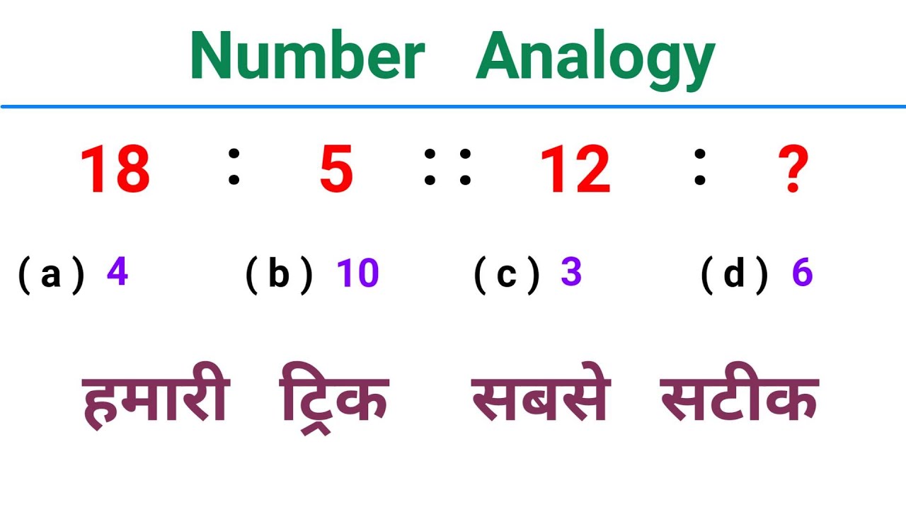 Number Analogy Reasoning Trick || इस - बार Exam पार || RAILWAY, NTPC ...