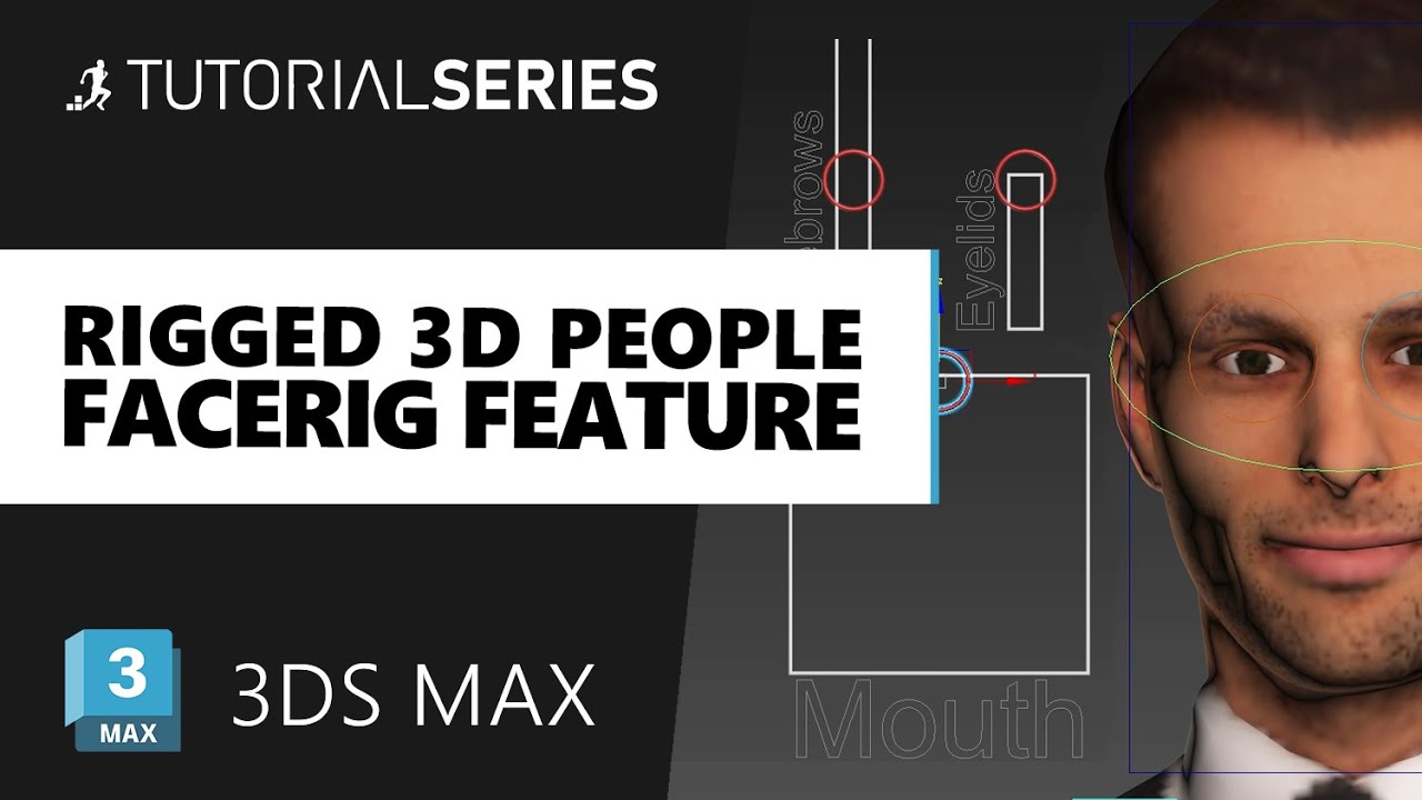 3D Rigged People Facial Rig Update for 3ds Max | Renderpeople Feature ...