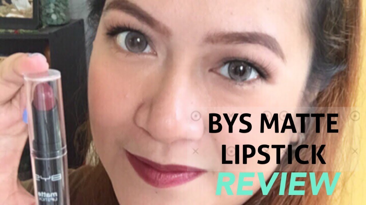 BYS MATTE LIPSTICK -First Impression and Review - YouTube