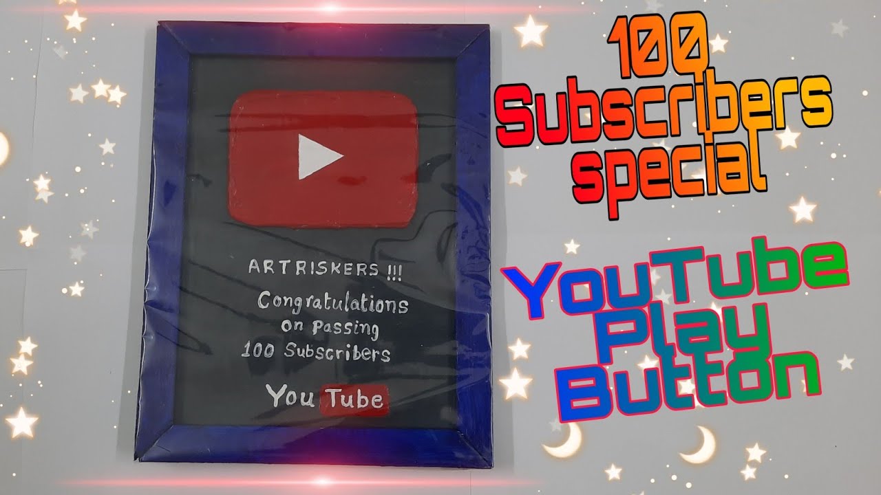 Youtube Play Button | 100 subscribers special !!! - YouTube