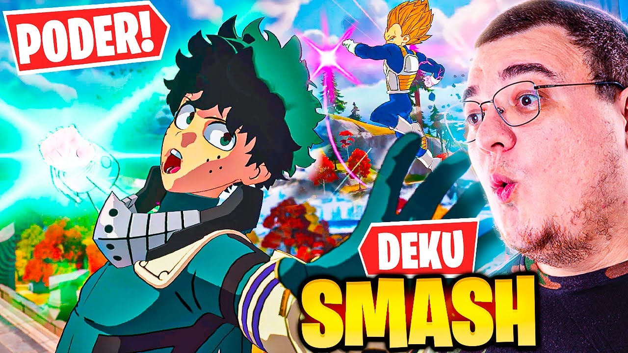 TUDO SOBRE DEKU SMASH O NOVO PODER DO BOKU NO HERO ! FORTNITE - YouTube